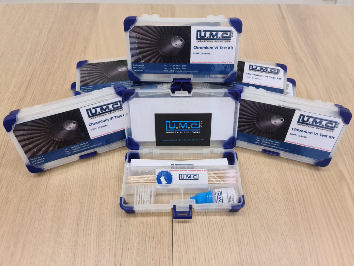 Chromium VI Test Kit (10 Swabs) – U.M.C. Industrial Solutions GmbH